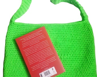 Neon Green Tote Bag - Etsy
