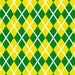 Argyle Yellow Green Golf White Diamonds Preppy Celebration Seamless ...