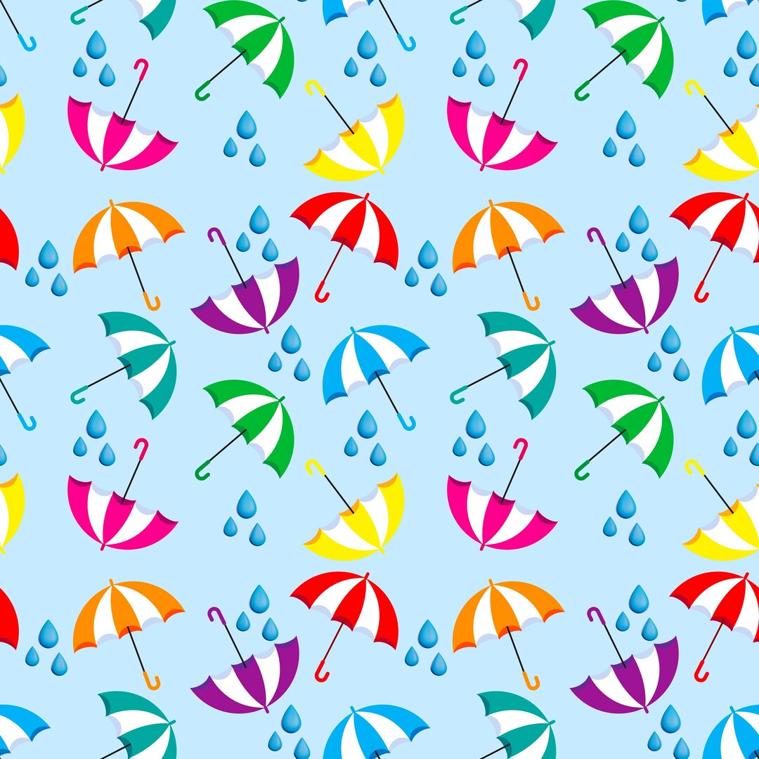 Rainy Day Umbrella Cloudy Rain Playing Storm Foggy Wet Damp Weather ...