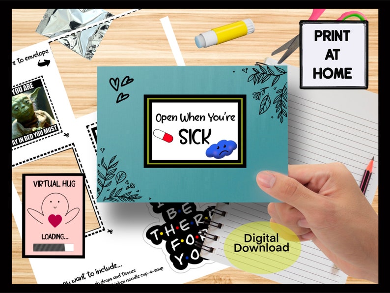 Open When Letters Printable Ready to Use Send Cut Print Lot Romance ...