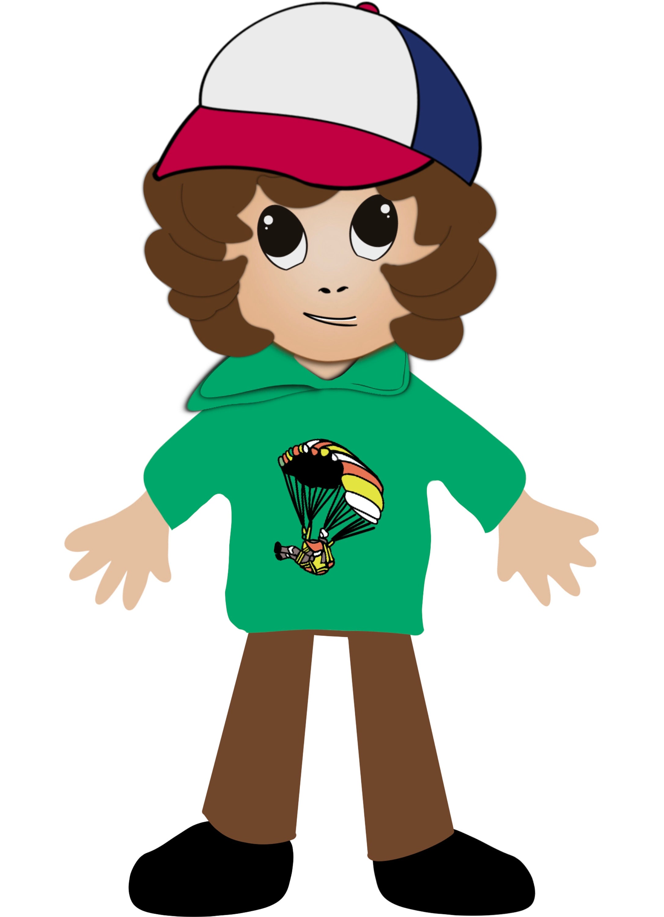 Stranger Dustin Henderson Things Stickers PNG Planner Clipart - Etsy