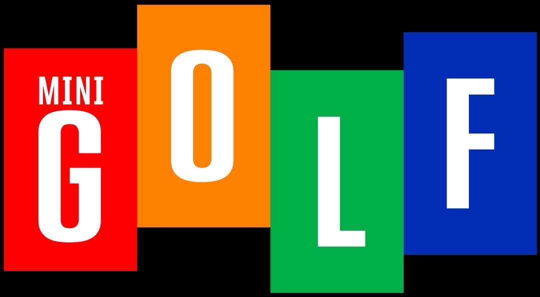 Mini Golf Sign PNG Transparent Sticker Element Page Album Design ...