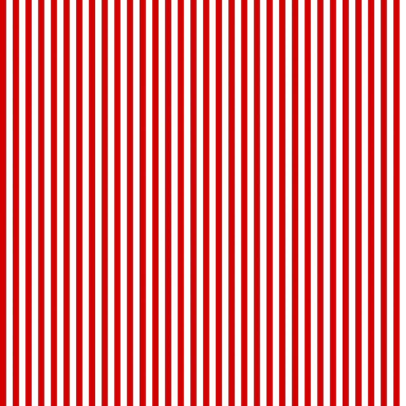 Red White Stripes Carnival Circus July 4 Popcorn Vertical Lines ...