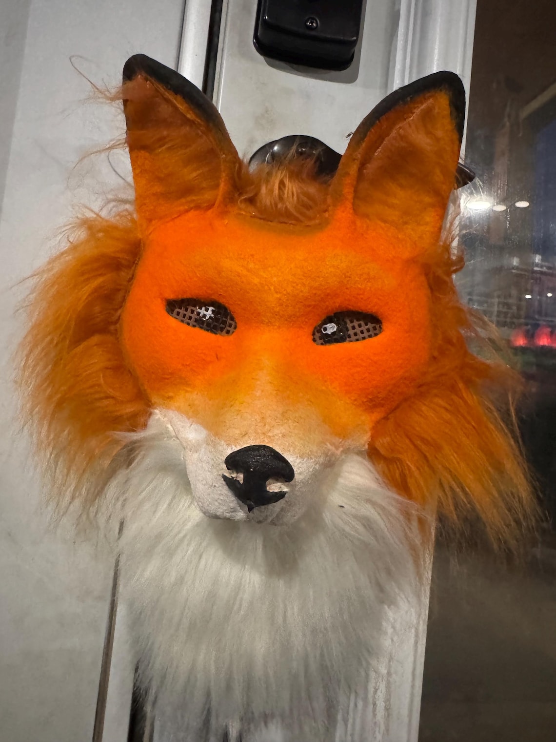 Hand Painted Fox Mask - Etsy