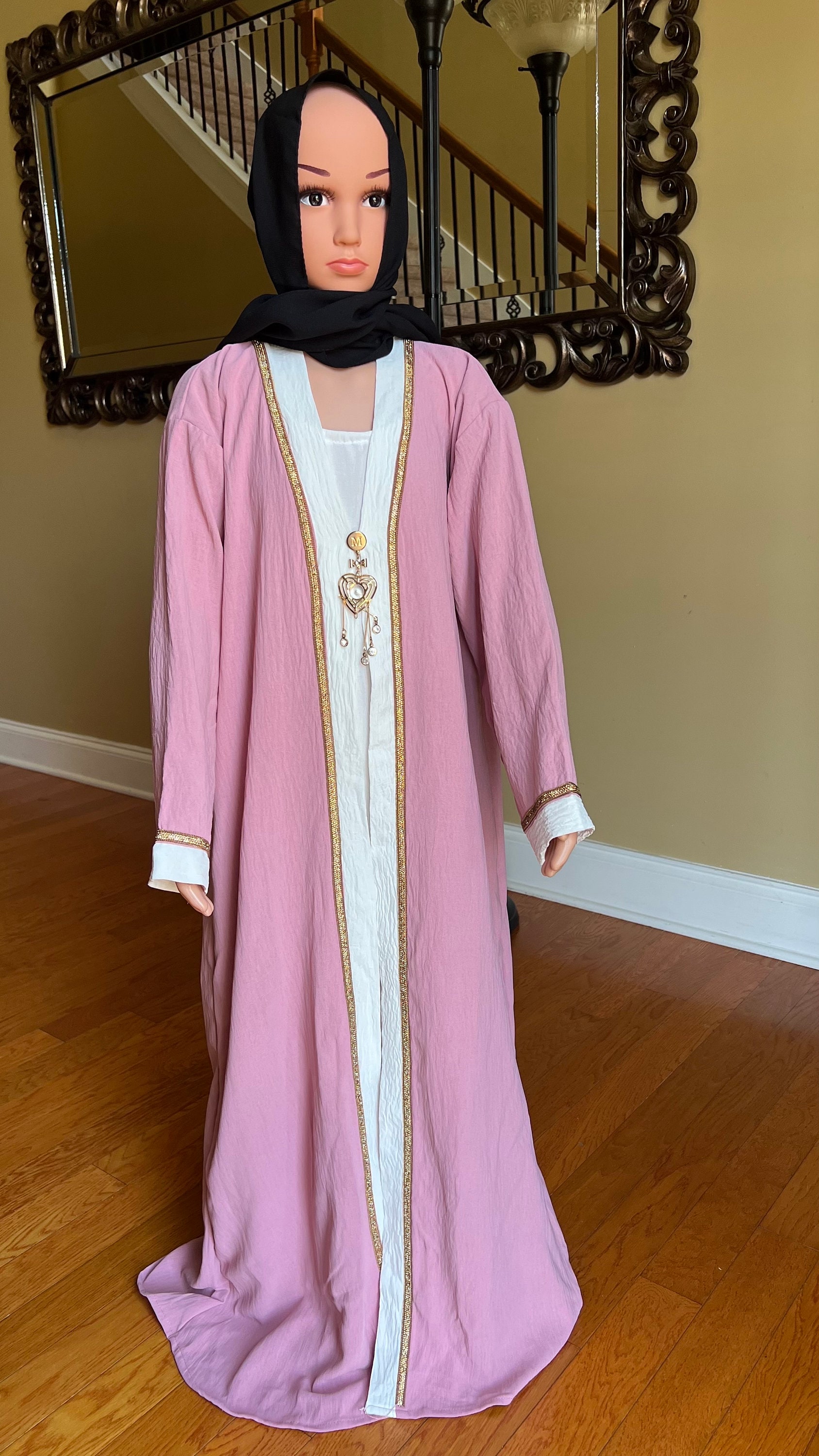 Muslim Girls Dress Kids Abaya Children Abaya Kids Khimar Jilbab ...
