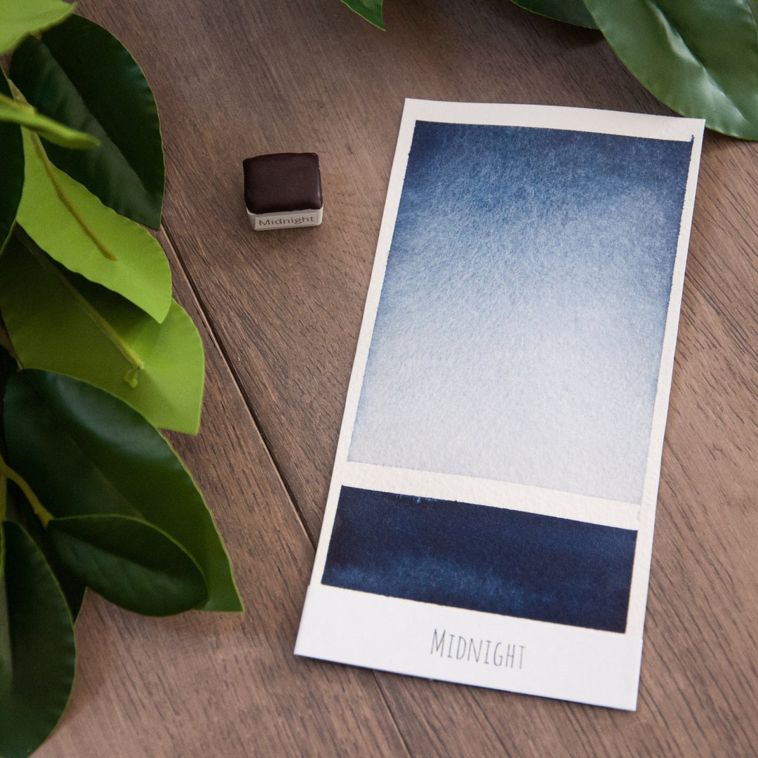 Midnight Matte Watercolor Paint | Quarter Pan, Half Pan, Full Pan ...