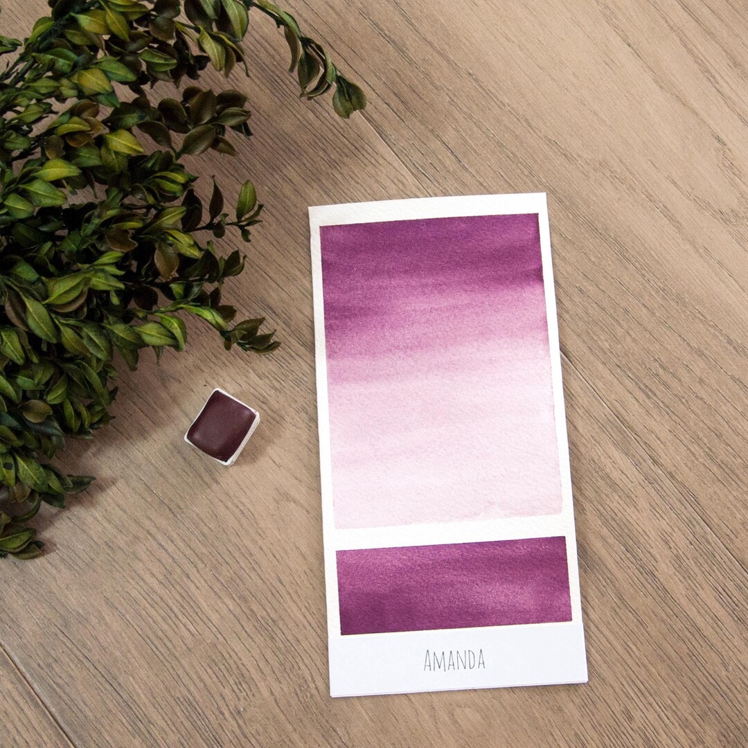 Amanda Matte Watercolor Paint | Quarter Pan, Half Pan, Full Pan | Fine ...