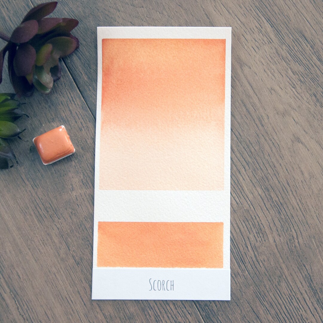 Scorch Matte Watercolor Paint | Quarter Pan, Half Pan, Full Pan | Fine ...