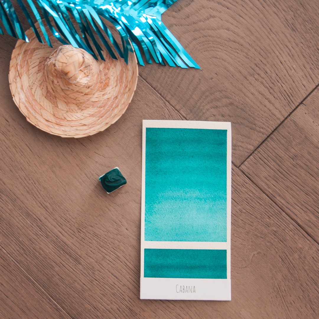 Cabana Handmade Watercolor Matte Paint Quarter Pan, Half Pan, and Full ...