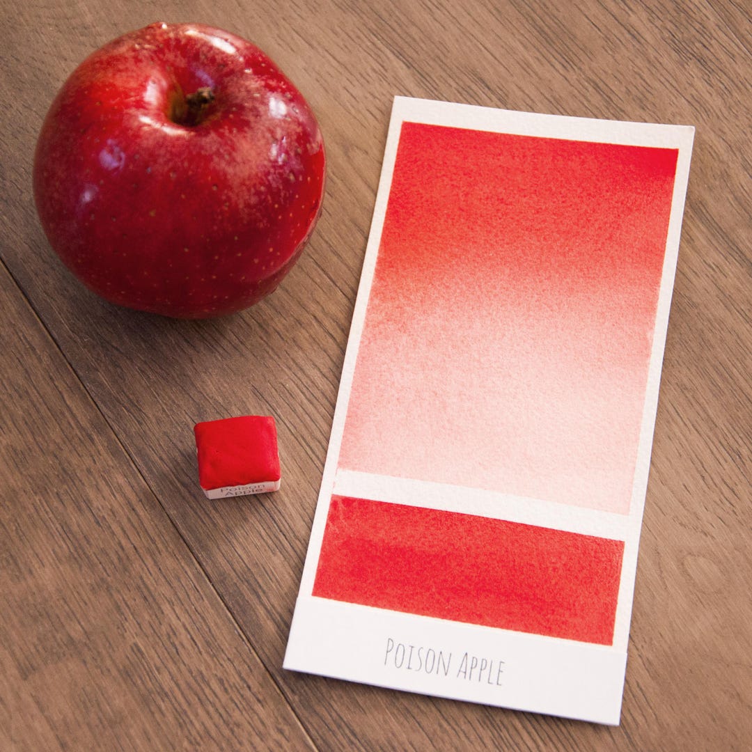 Poison Apple Matte With Mica Watercolor Paint | Quarter Pan, Half Pan ...