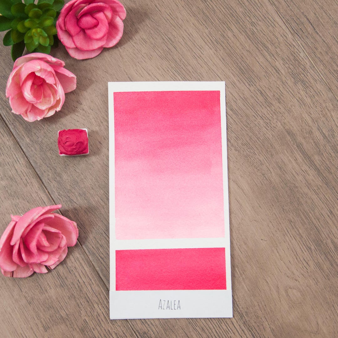 Azalea Matte With Mica Watercolor Paint | Quarter Pan, Half Pan, Full ...
