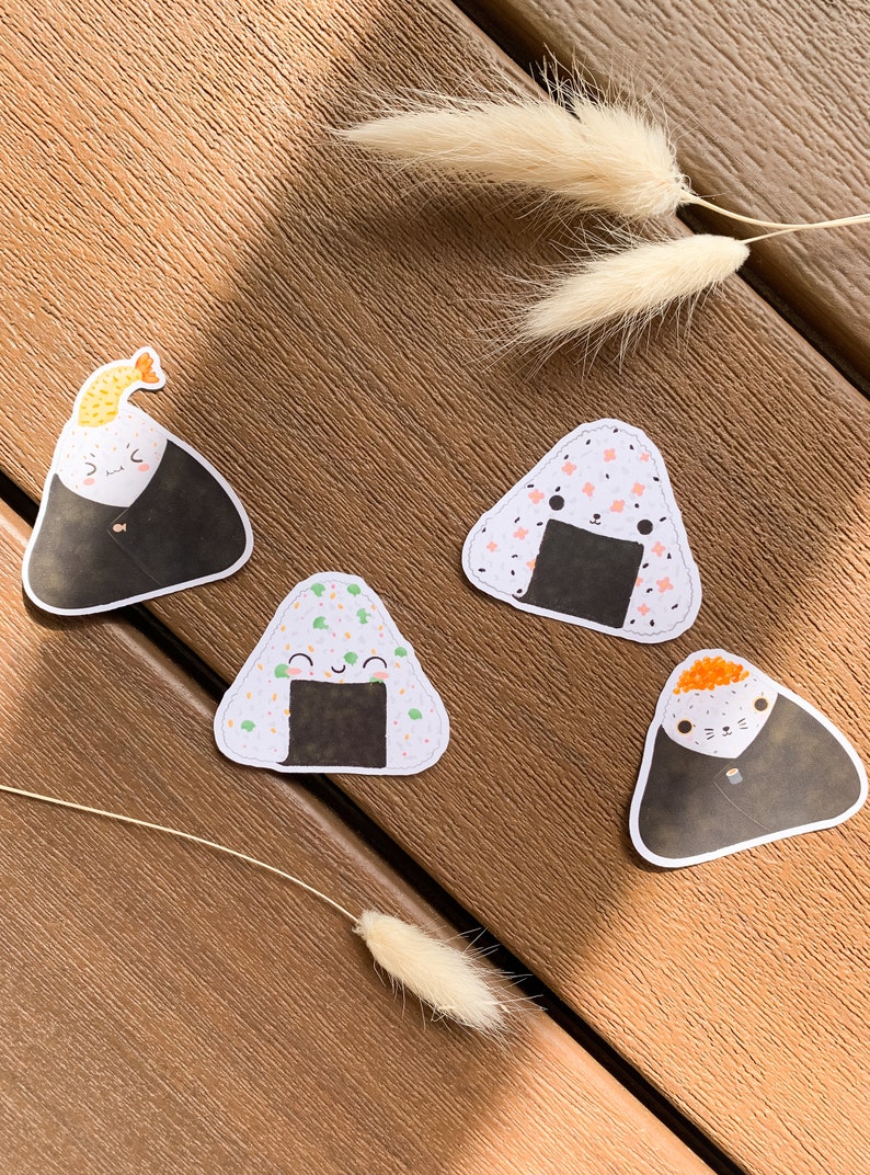 Rice Ball Onigiri Sticker Cute Food Asian Snack Regular - Etsy