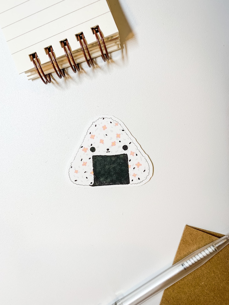 Rice Ball Onigiri Sticker Cute Food Asian Snack Regular - Etsy