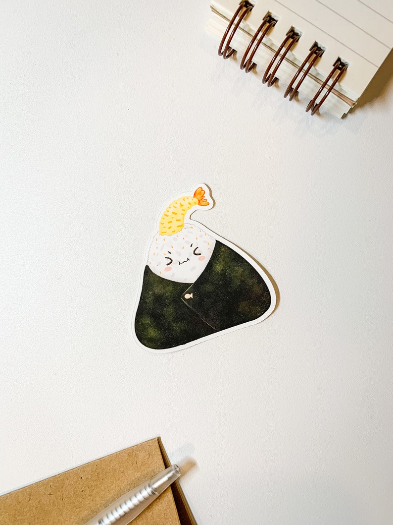 Rice Ball Onigiri Sticker Cute Food Asian Snack Regular | Etsy