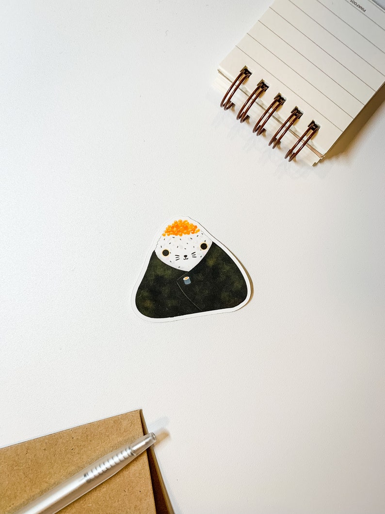 Rice Ball Onigiri Sticker Cute Food Asian Snack Regular | Etsy