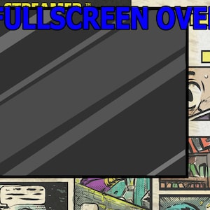 Vintage Comic Overlay - Etsy