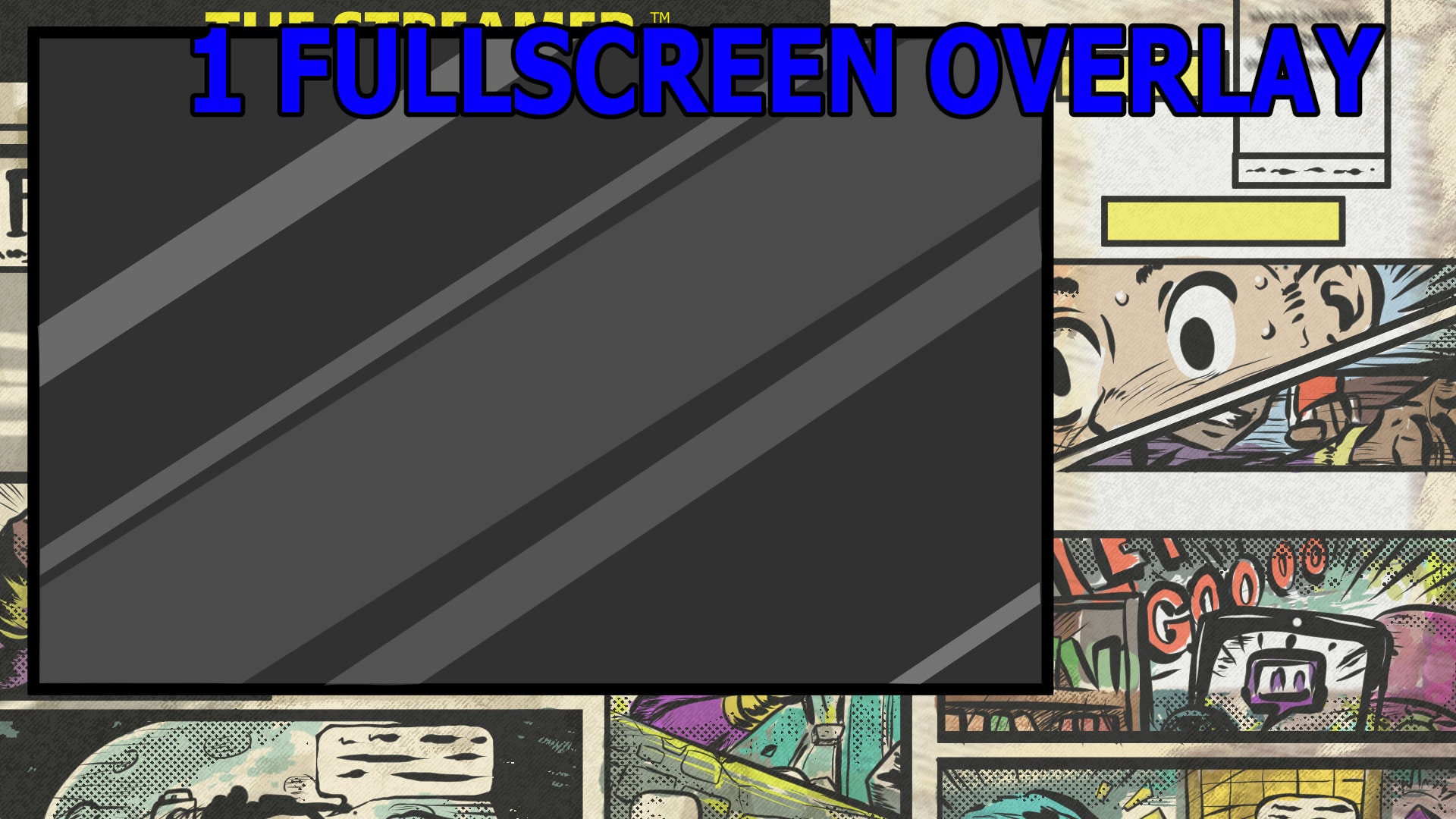Vintage Comic Overlay - Etsy
