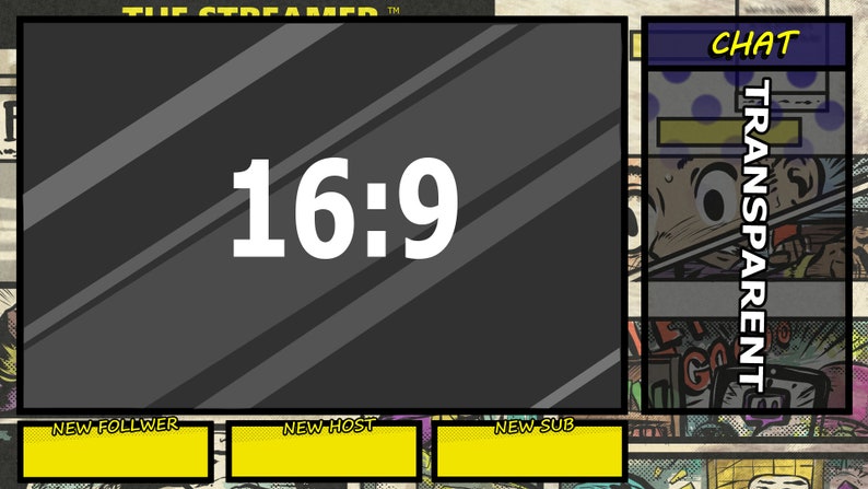 Vintage Comic Overlay - Etsy