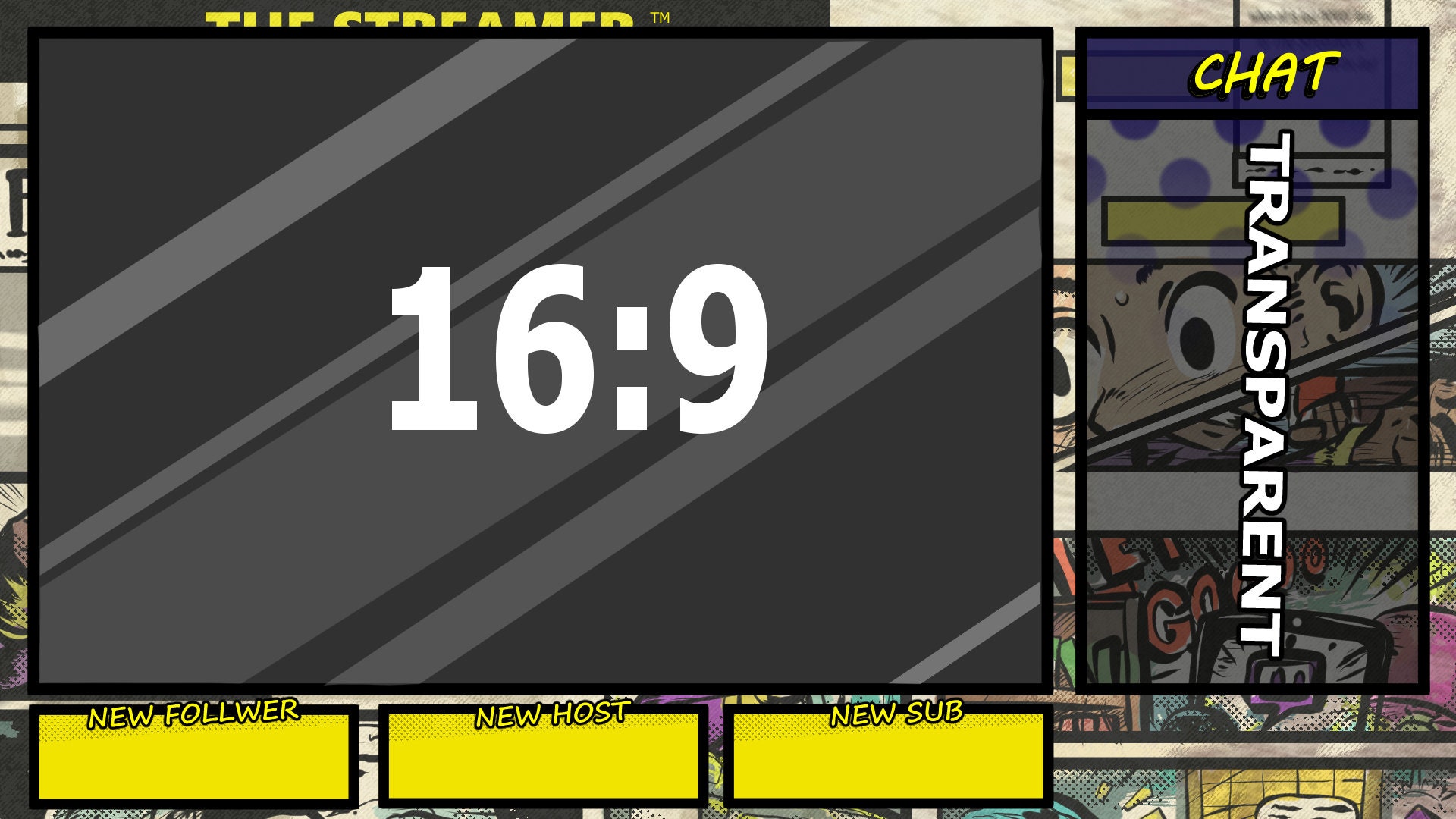 Vintage Comic Overlay - Etsy