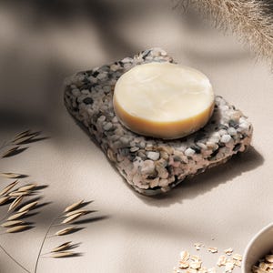 Rock Soap Dish Pebble - Bathroom Vanity Organizer and Decorative Tray ...