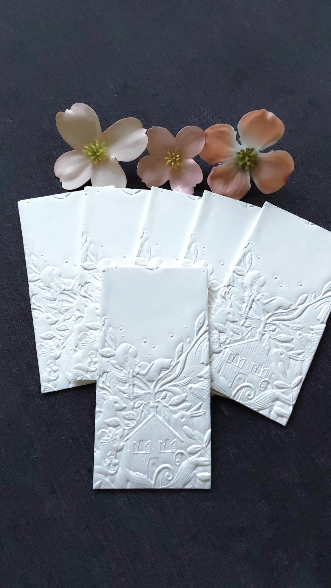 10 Tissues/ Pattern 209/ Tears of Joy Tissues Party Favor Celebration ...
