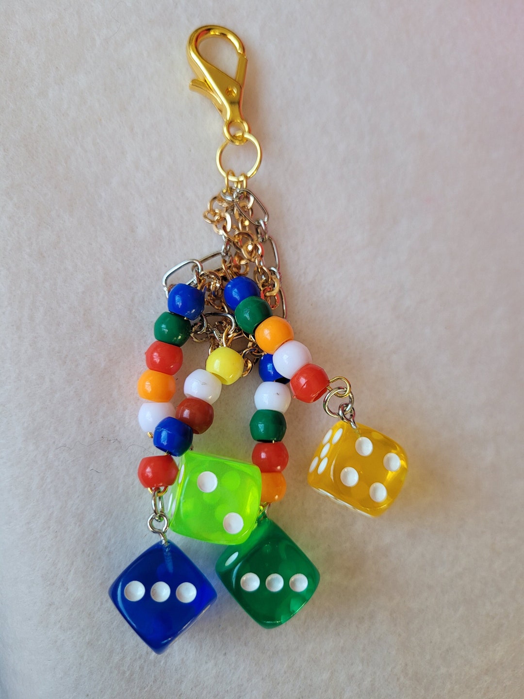 Dice Keychains - Etsy