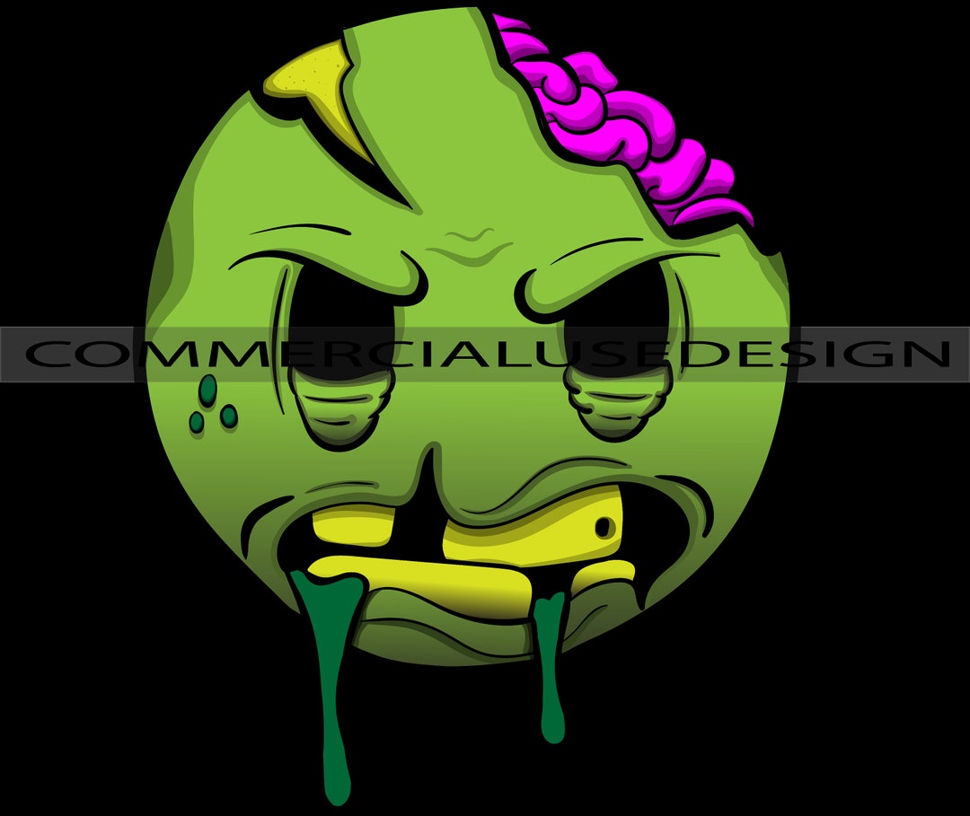 ZOMBIE SMILEY - Etsy
