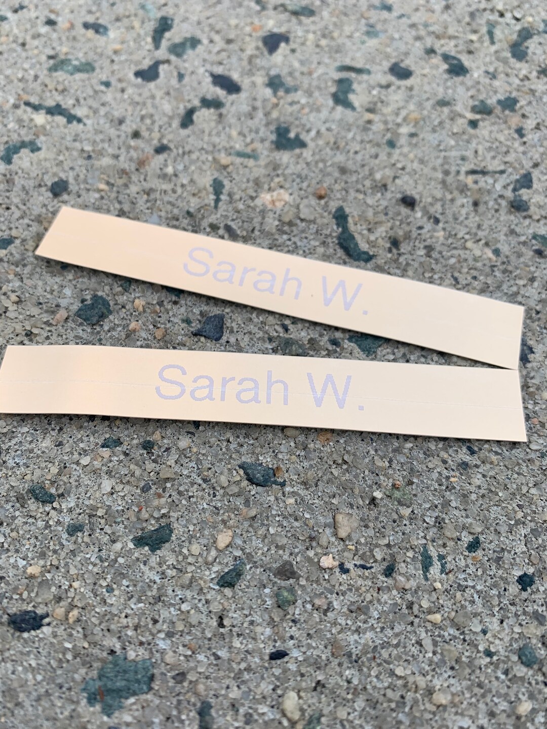 2 Name Labels\ Write Your Name in the Box\ Gold Labels - Etsy