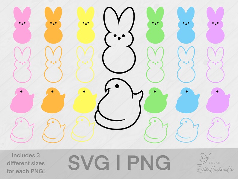 Easter Bunnies SVG | Easter Chicks Svg| Easter Bunny Png | Easter ...
