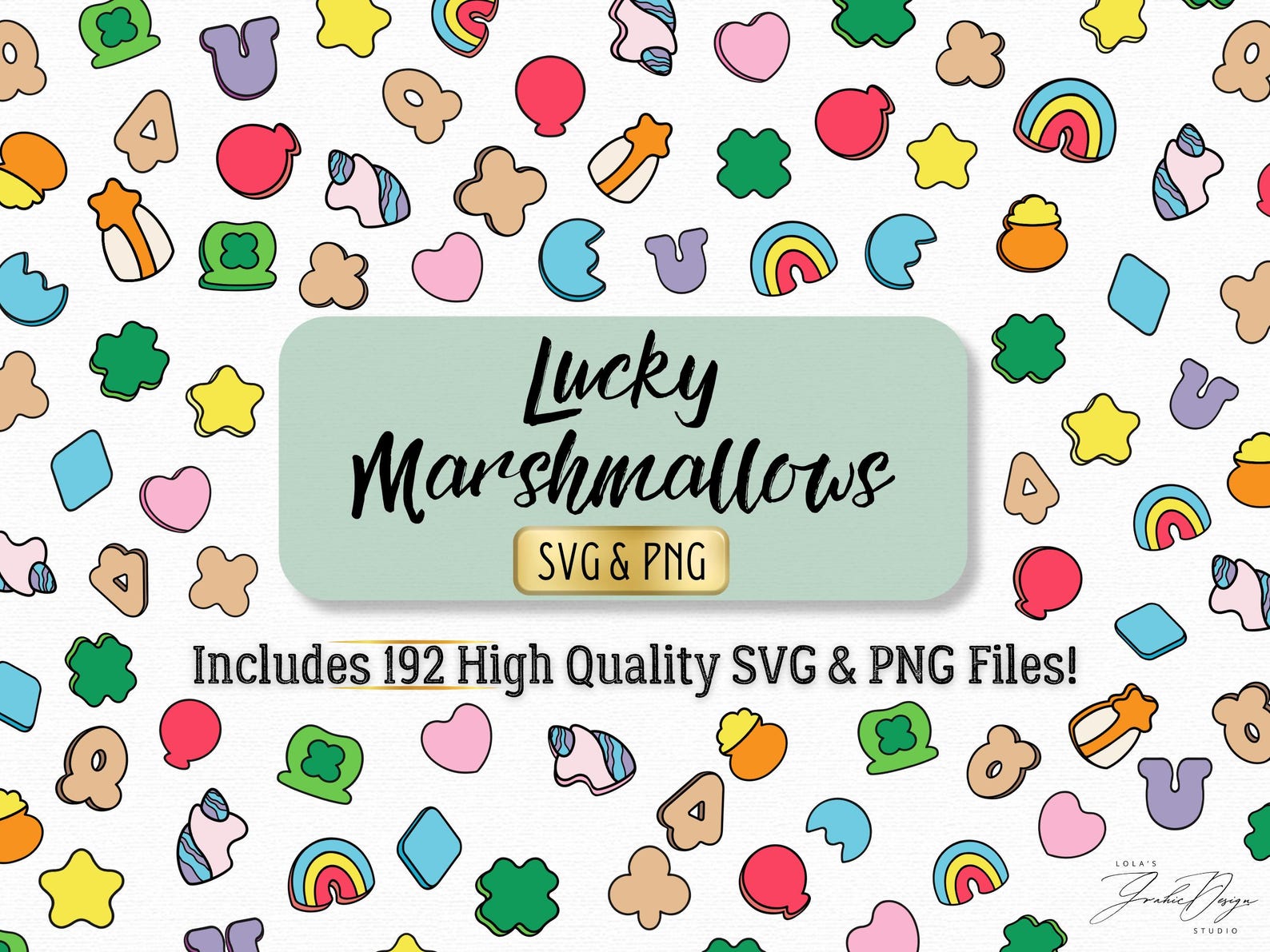 Lucky Charms | Lucky Charm SVG | Lucky Charm Png | St. Patricks Day Svg ...
