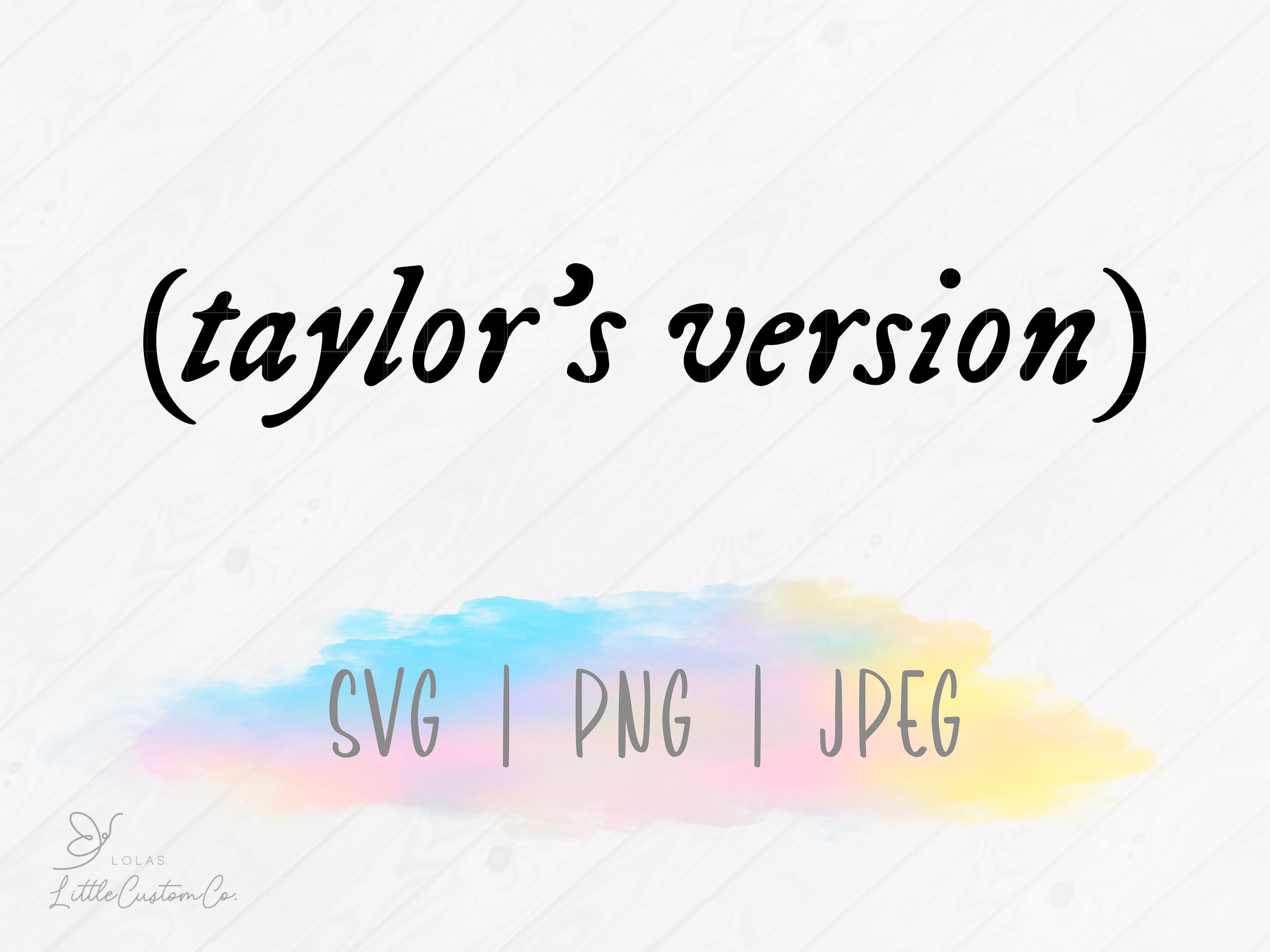 Taylors Version PNG Taylors Version SVG Eras Tour Outfit Cricut Cut ...