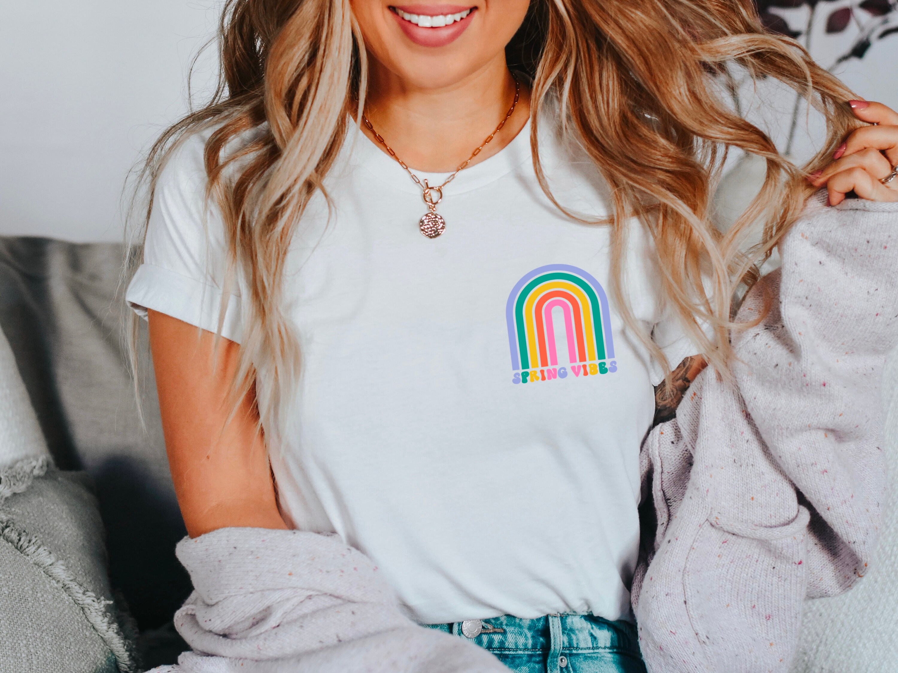 Spring Vibes Svg Rainbow Svg Spring Vibes Png Spring Vibes Sticker ...