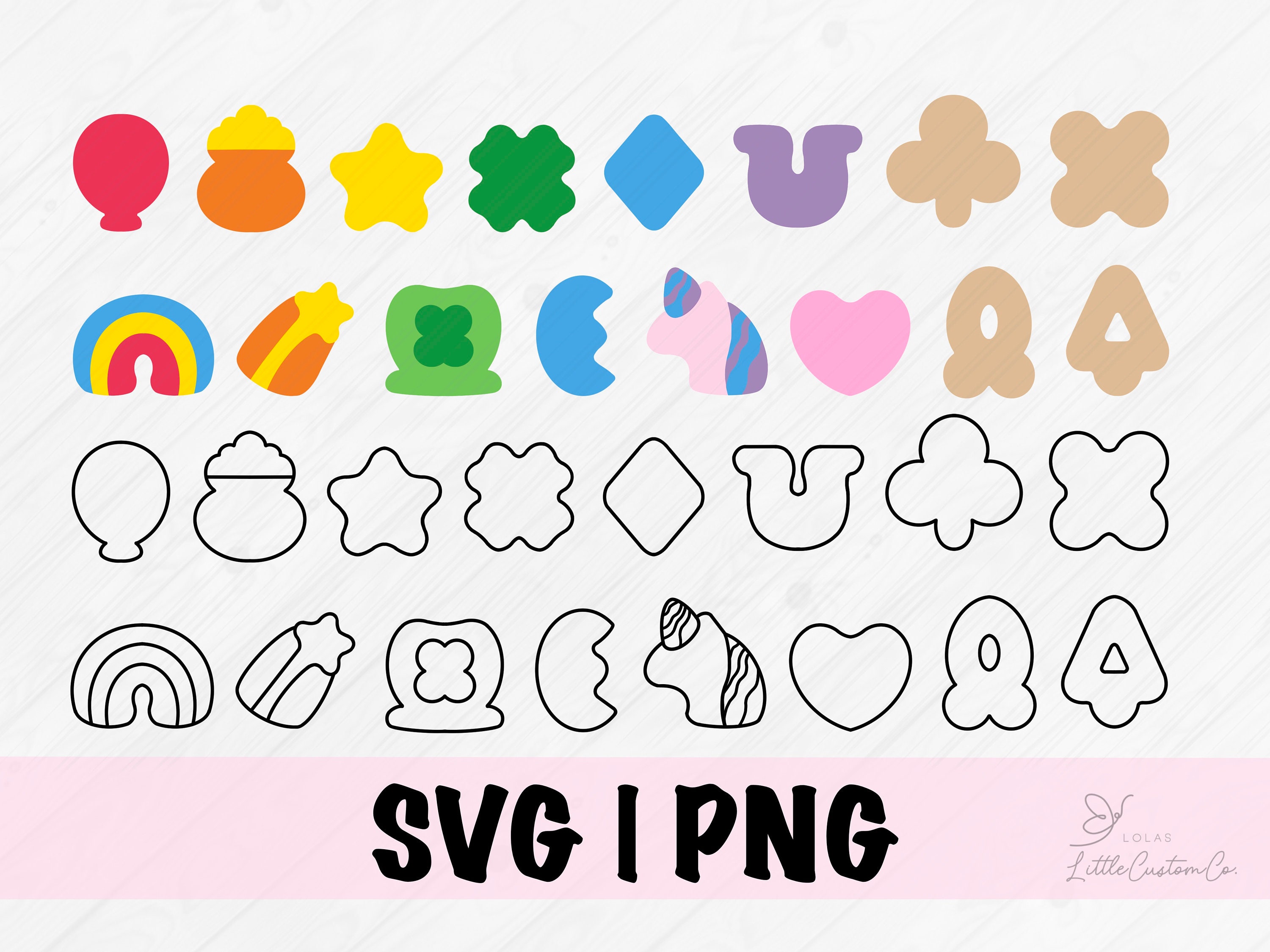 Lucky Charms Lucky Charm SVG Lucky Charm Png St. Patricks Day Svg St ...