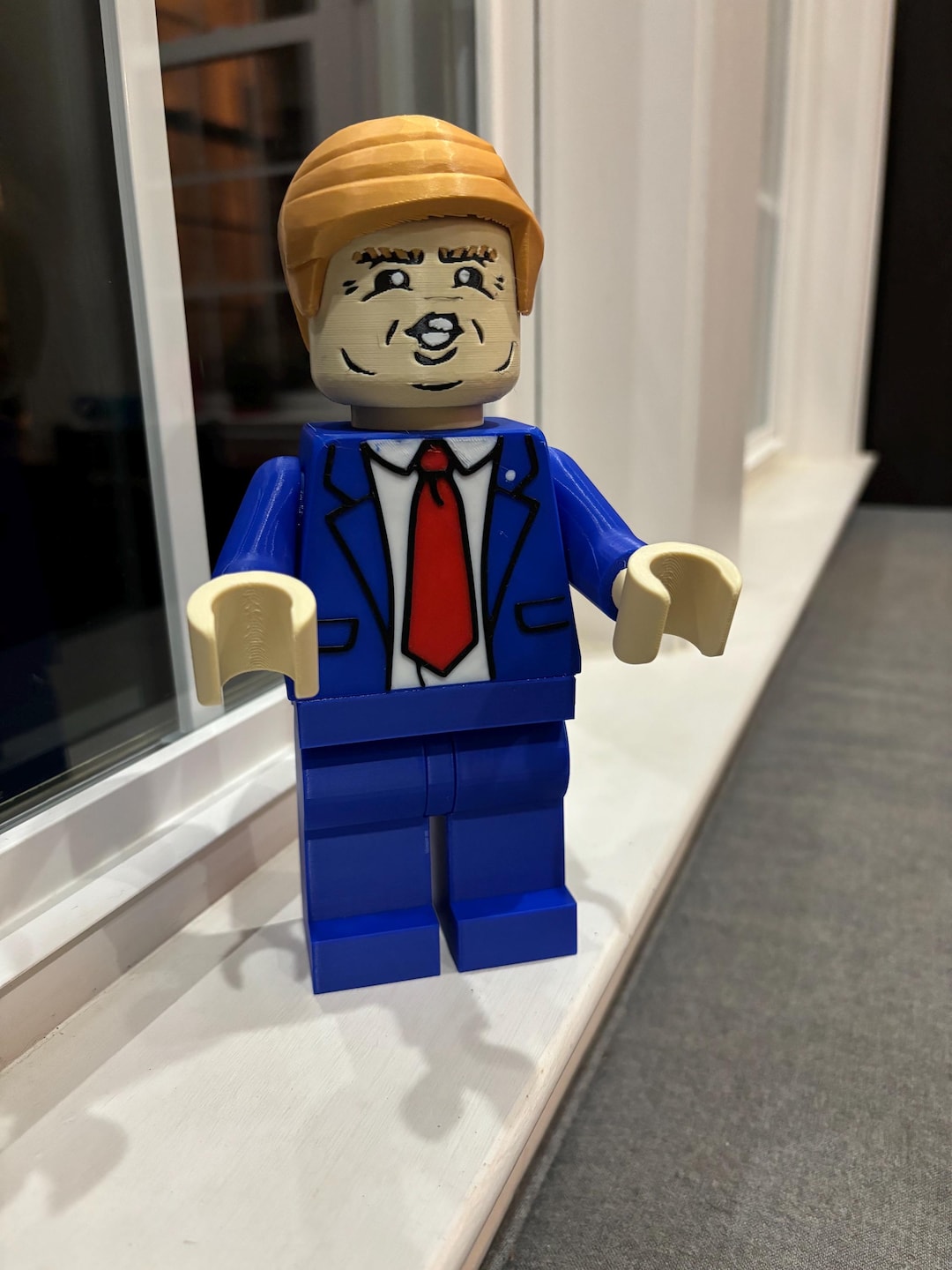 3D Printed Donald Trump Brick Man Figure - Etsy
