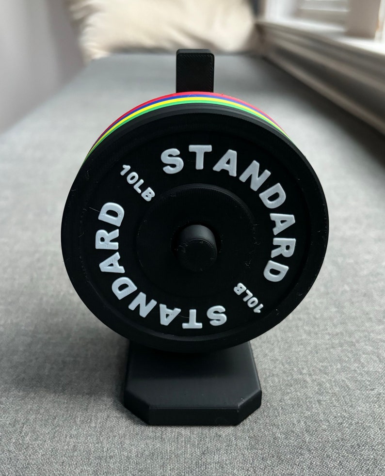 3D Printed Weight Lifting Bumper Plates Coaster + Rack Set - Etsy