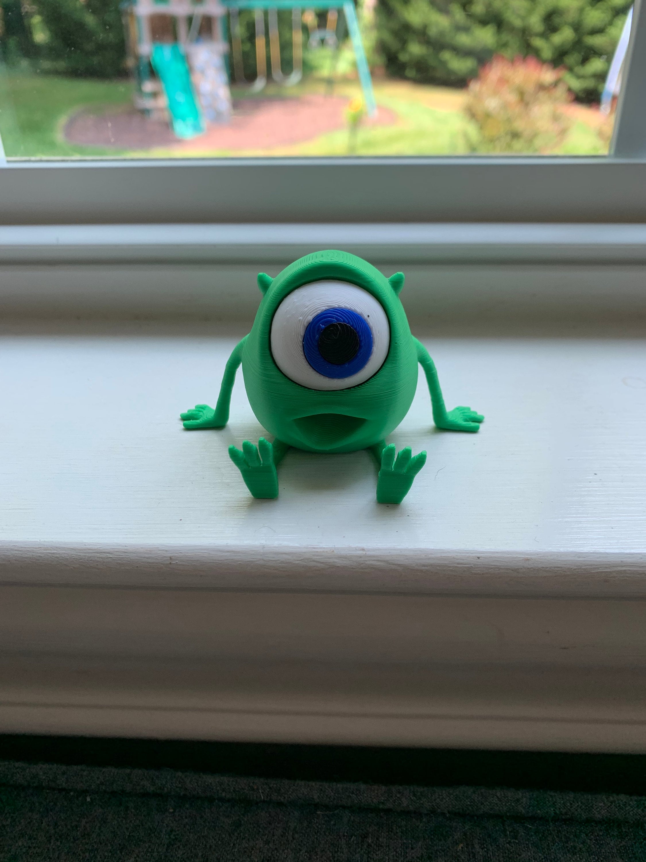 3D Printed Mike Wazowski Figurine - Etsy