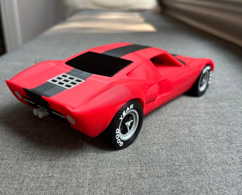 3D Printed 1966 Ford GT 40 Le Mans Model Car - Etsy