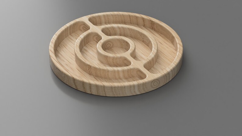 Circular Tray CNC Files | SVG, Dxf, Eps, PDF, Ai - Etsy