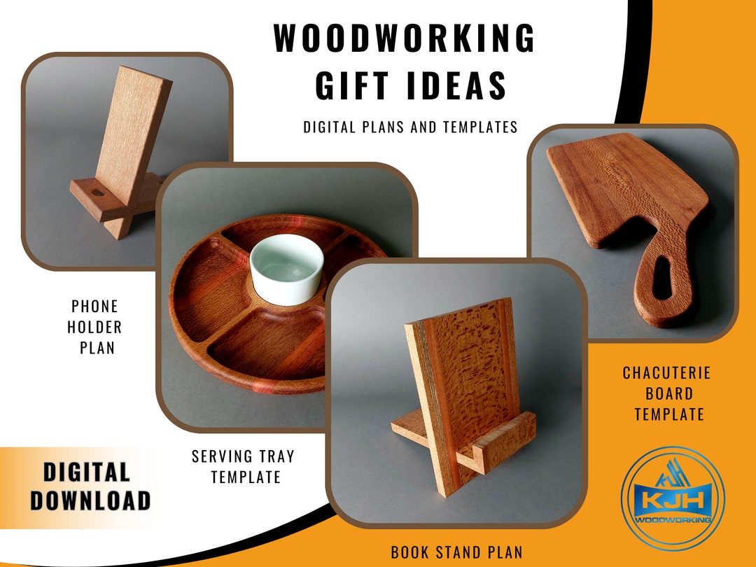 4 Woodworking Gift Ideas - Digital Plans and Templates - Etsy