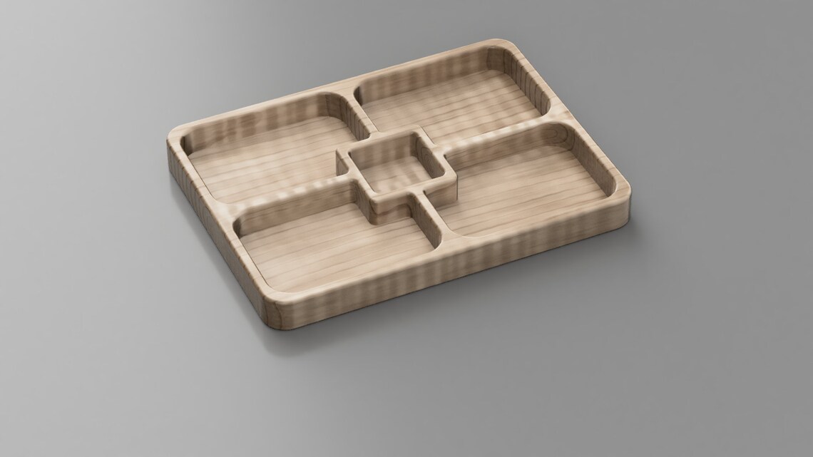 Serving / Catch All Tray CNC Files | SVG, Dxf, Eps, PDF, Ai - Etsy