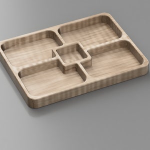 Serving / Catch All Tray CNC Files | SVG, Dxf, Eps, PDF, Ai - Etsy