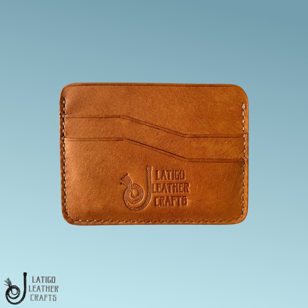 Minimalist Card Holder / Leather Card Holder / Handmade Leather Wallet ...