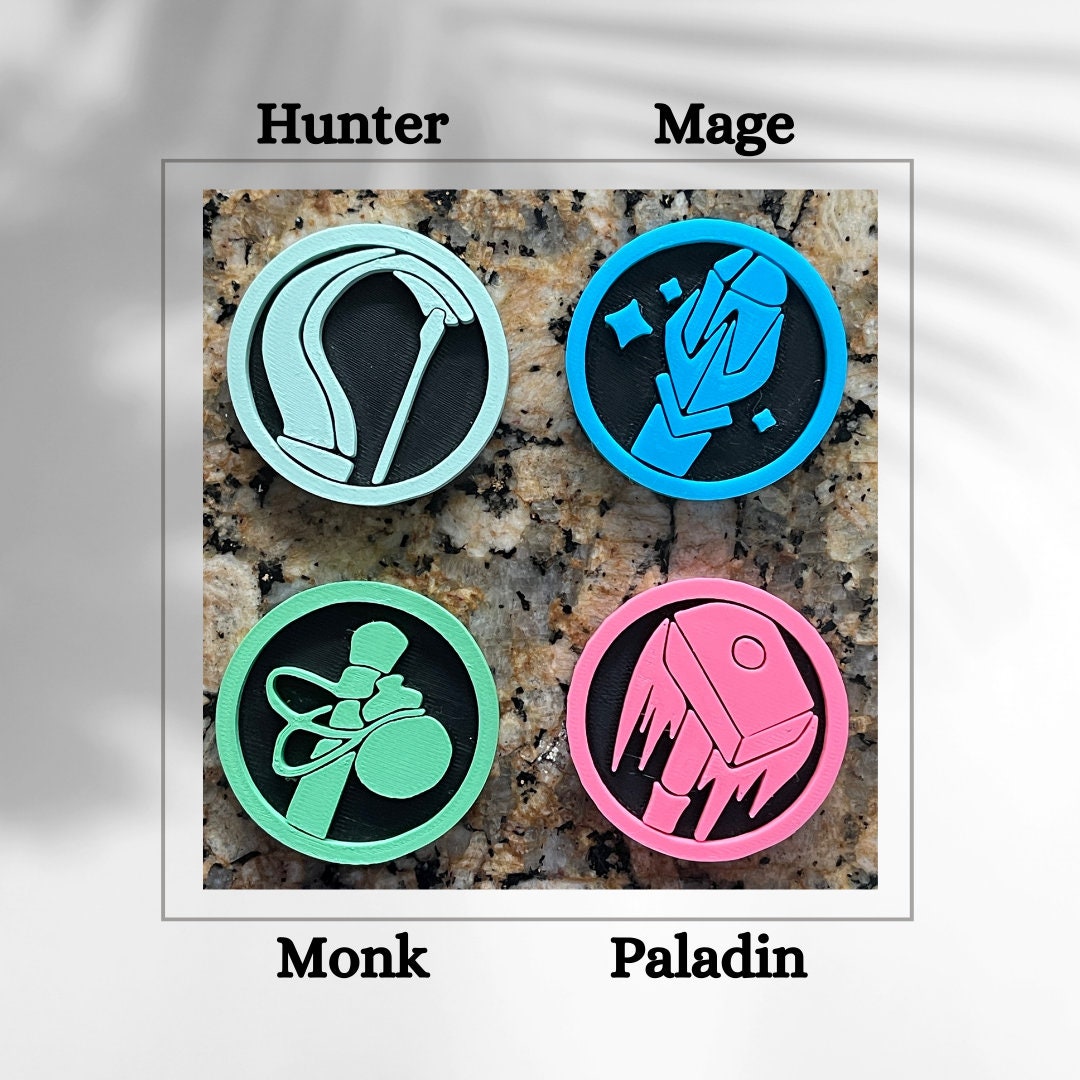 World of Warcraft Class Symbols Decor - Etsy