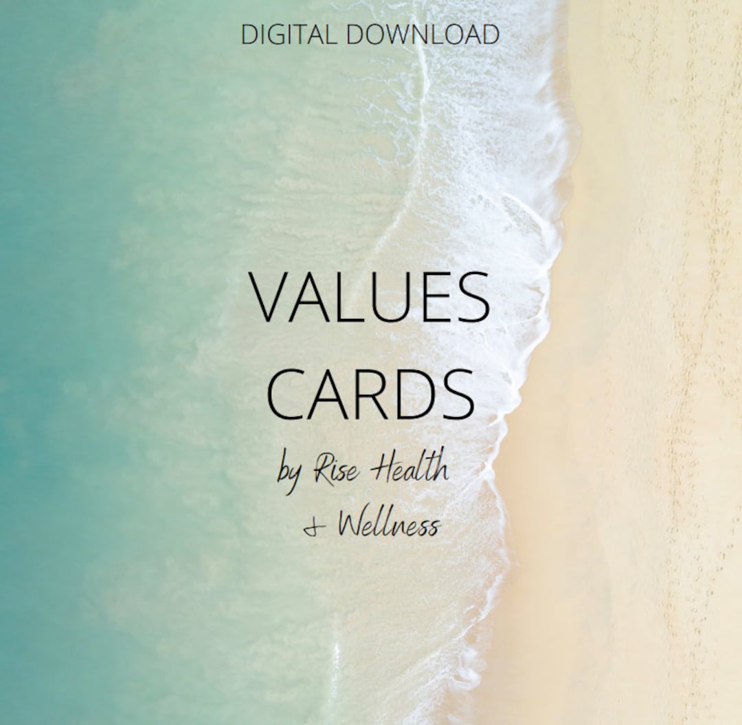 Values Cards *DIGITAL DOWNLOAD* Increase Confidence, Reduce Anxiety and ...