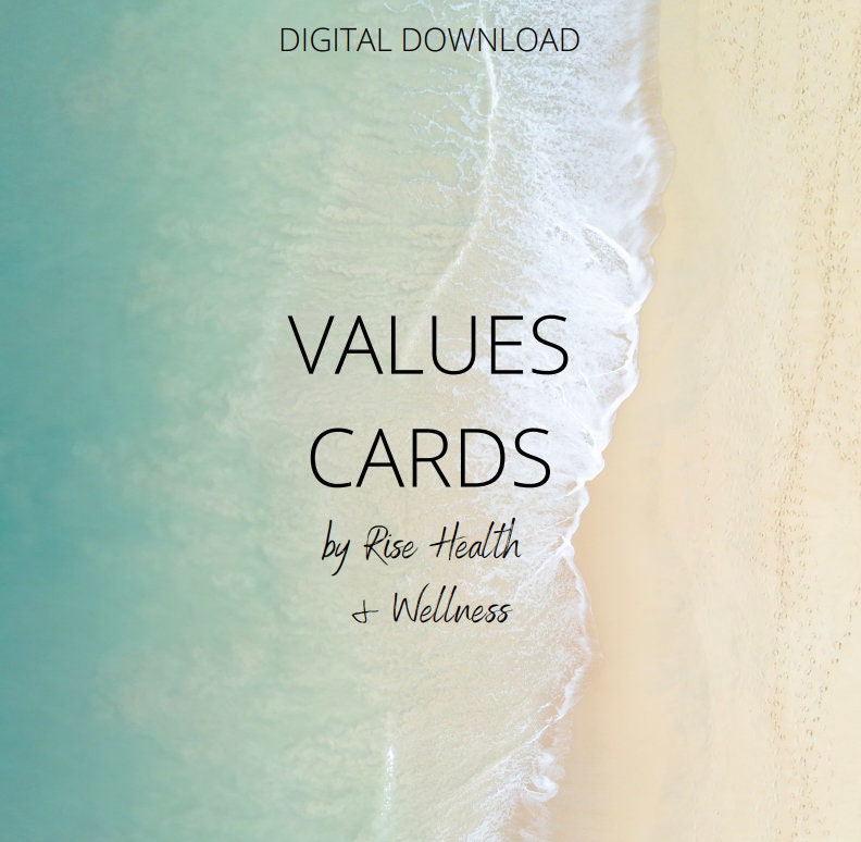 Values Cards *DIGITAL DOWNLOAD* Increase Confidence, Reduce Anxiety and ...