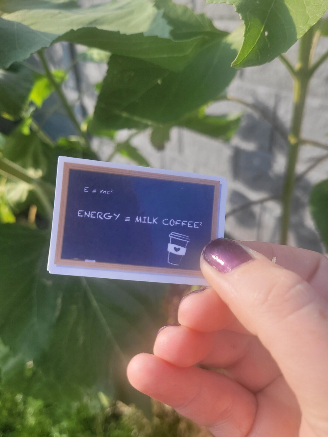 Coffee Equation Sticker - Etsy