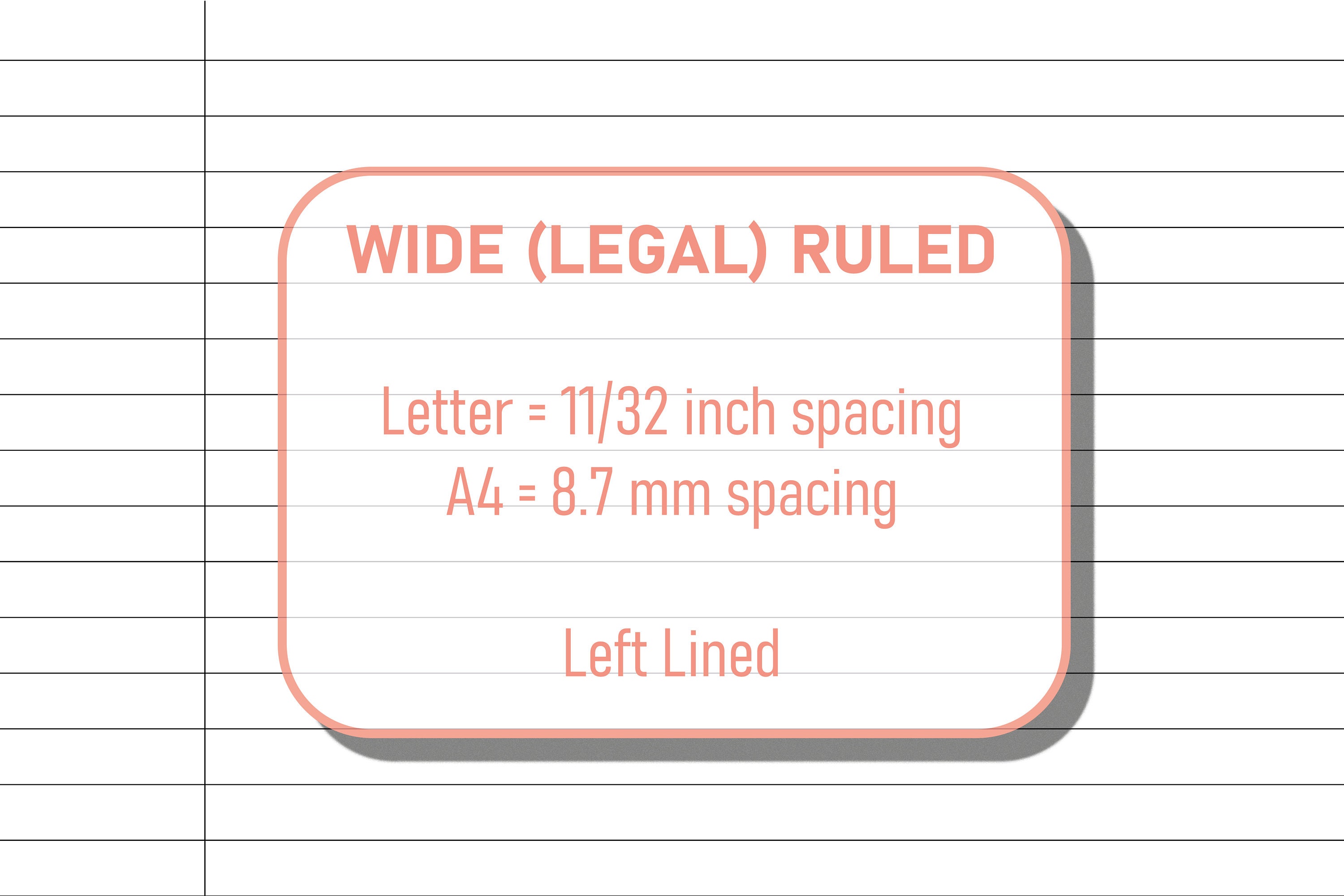 Lined Paper - Printable PDF - A4 / Letter - 9 Variations - KDP Interior ...