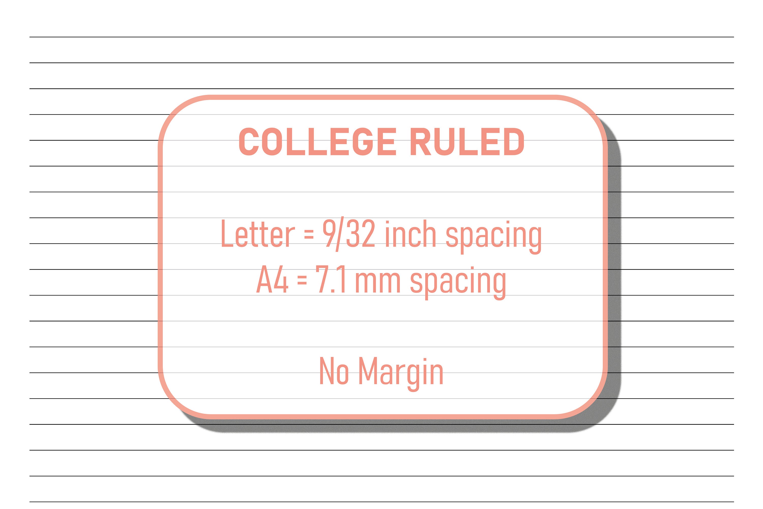 Lined Paper - Printable PDF - A4 / Letter - 9 Variations - KDP Interior ...