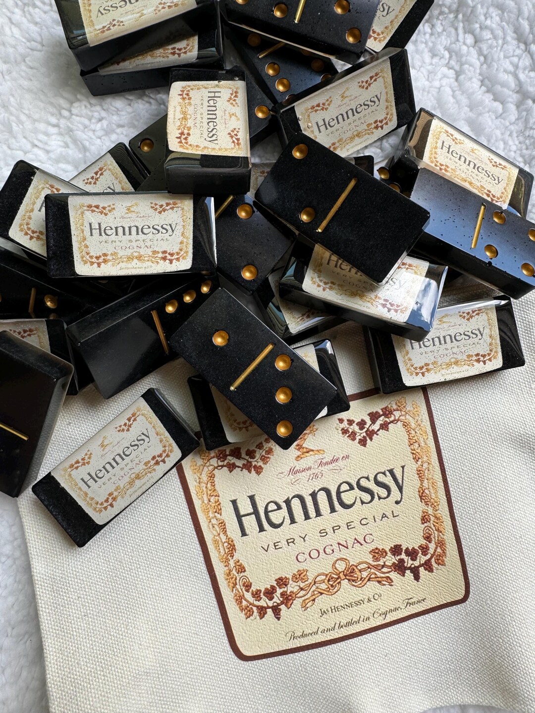 Hennessy Cognac Inspired Dominoes Set - Etsy