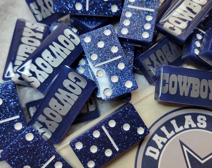 Custom Dallas Texas Inspired Dominoes Set - Etsy